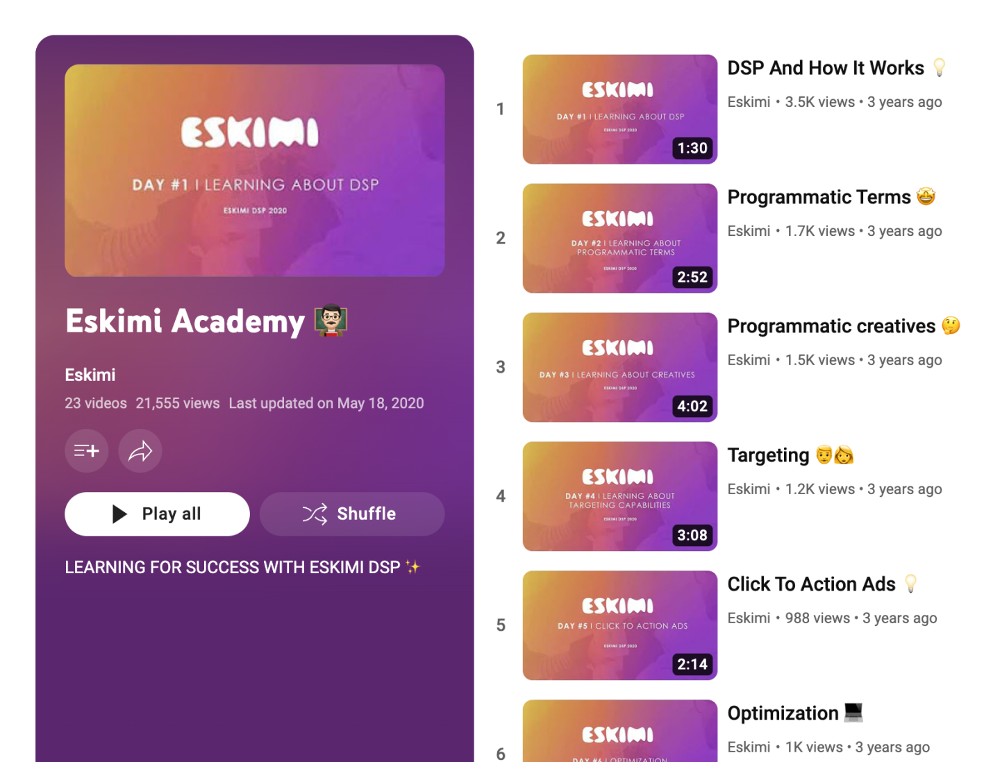 Certification - Become Eskimi's certified programmatic partner